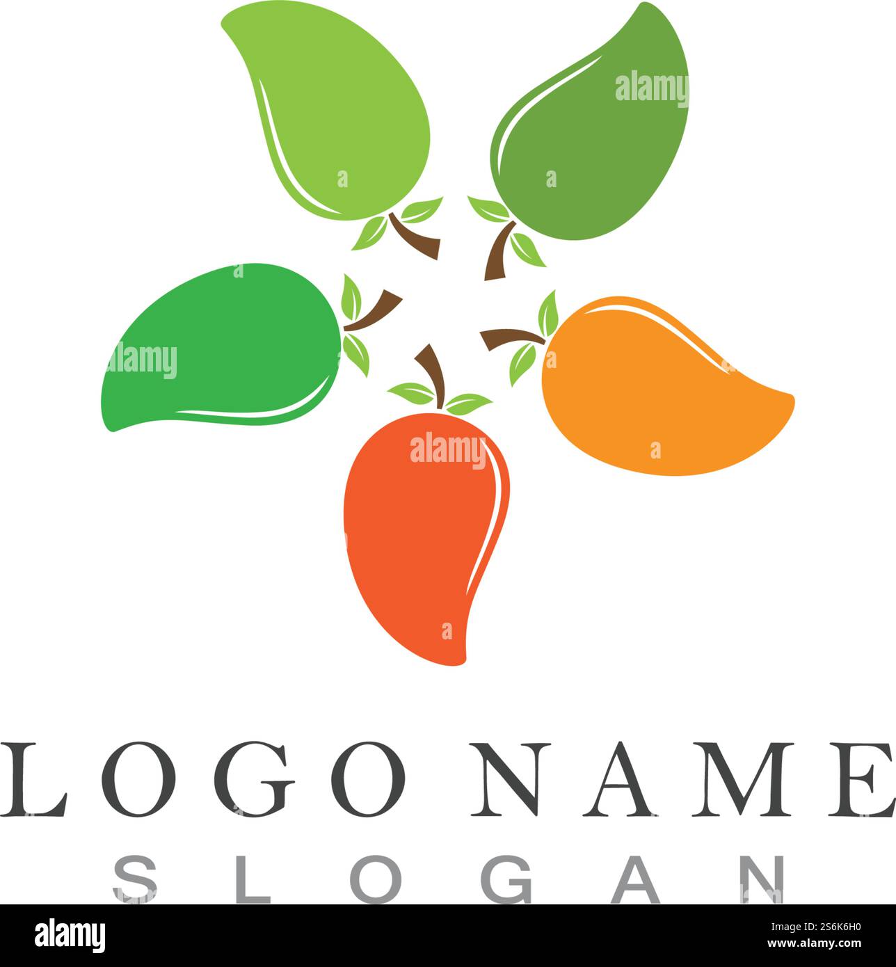 Mango fruits logo and symbols vector Stock Vector Image & Art - Alamy