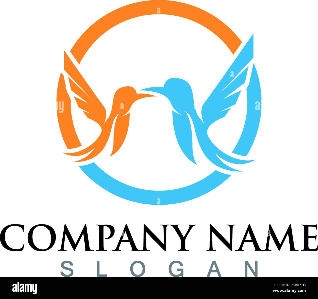 Bird wing logo and symbol template vector Stock Vector Image & Art - Alamy