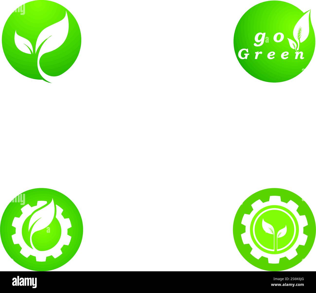 Go green logos and symbol Stock Vector Image & Art - Alamy