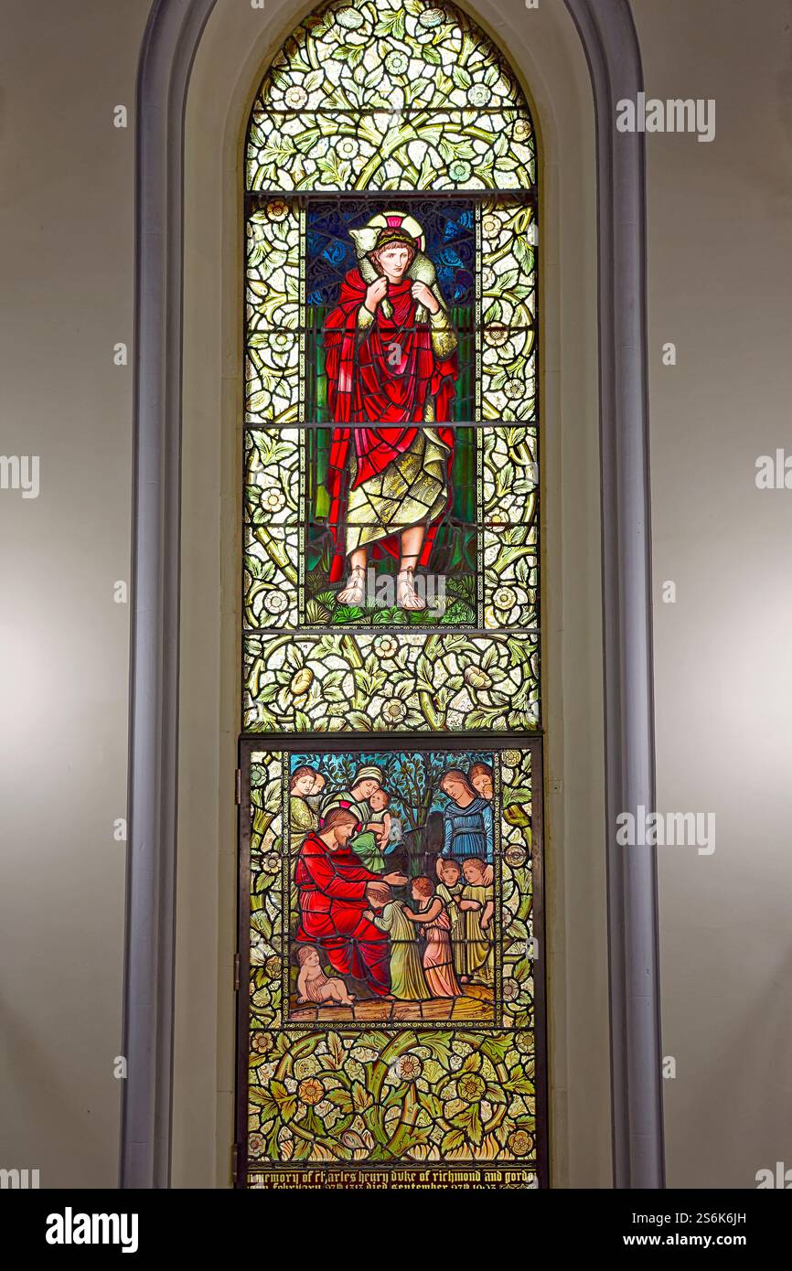 Gordon Chapel Fochabers Scotland the Good Shepherd a Burne-Jones ...