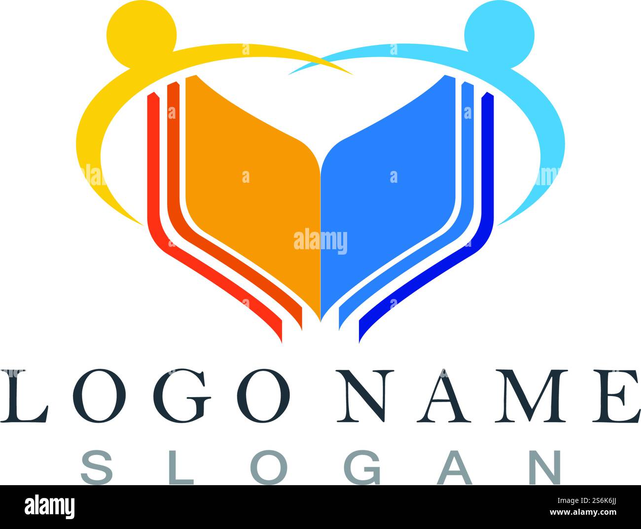 Education book logos Stock Vector Image & Art - Alamy