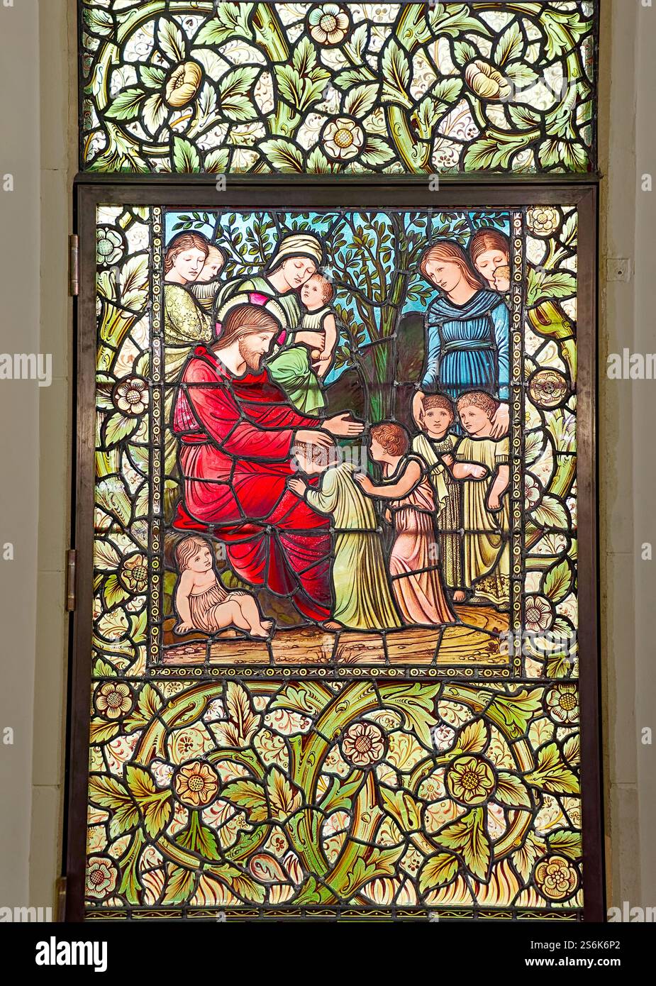 Gordon Chapel Fochabers Scotland the Good Shepherd extra detail a Burne ...