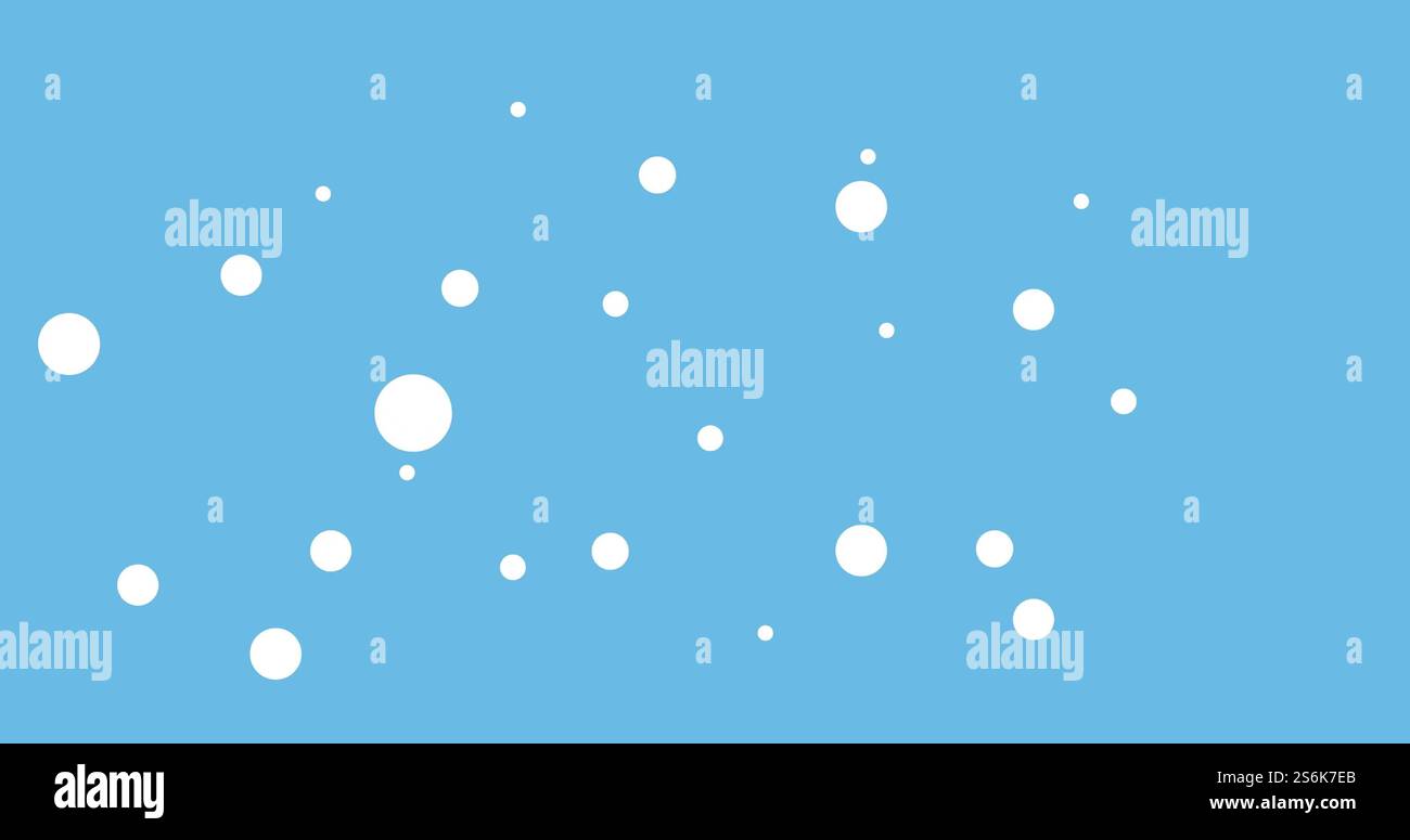 Image of white spots on blue background Stock Photo - Alamy