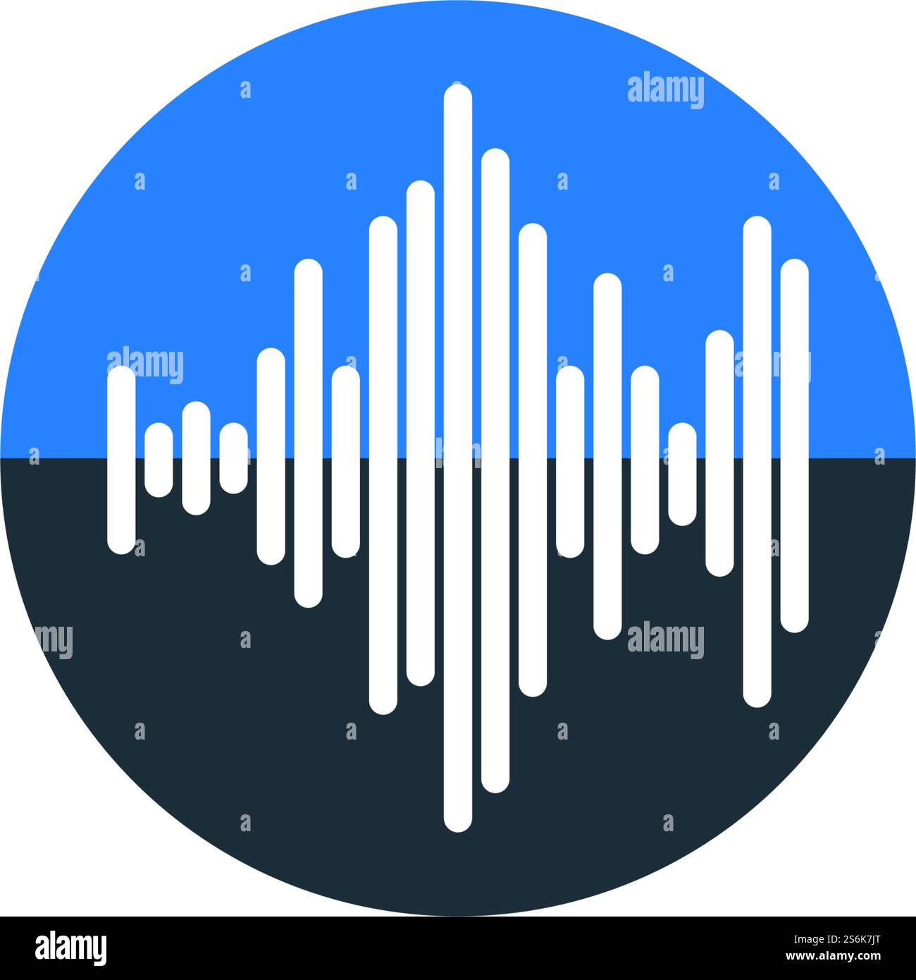 Sound wave illustration - Vector Stock Vector Image & Art - Alamy