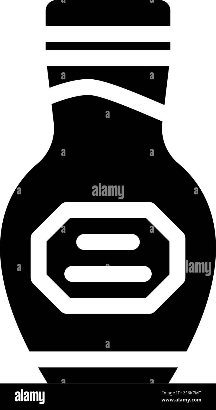 packaging wasabi glyph icon vector. packaging wasabi sign. isolated ...