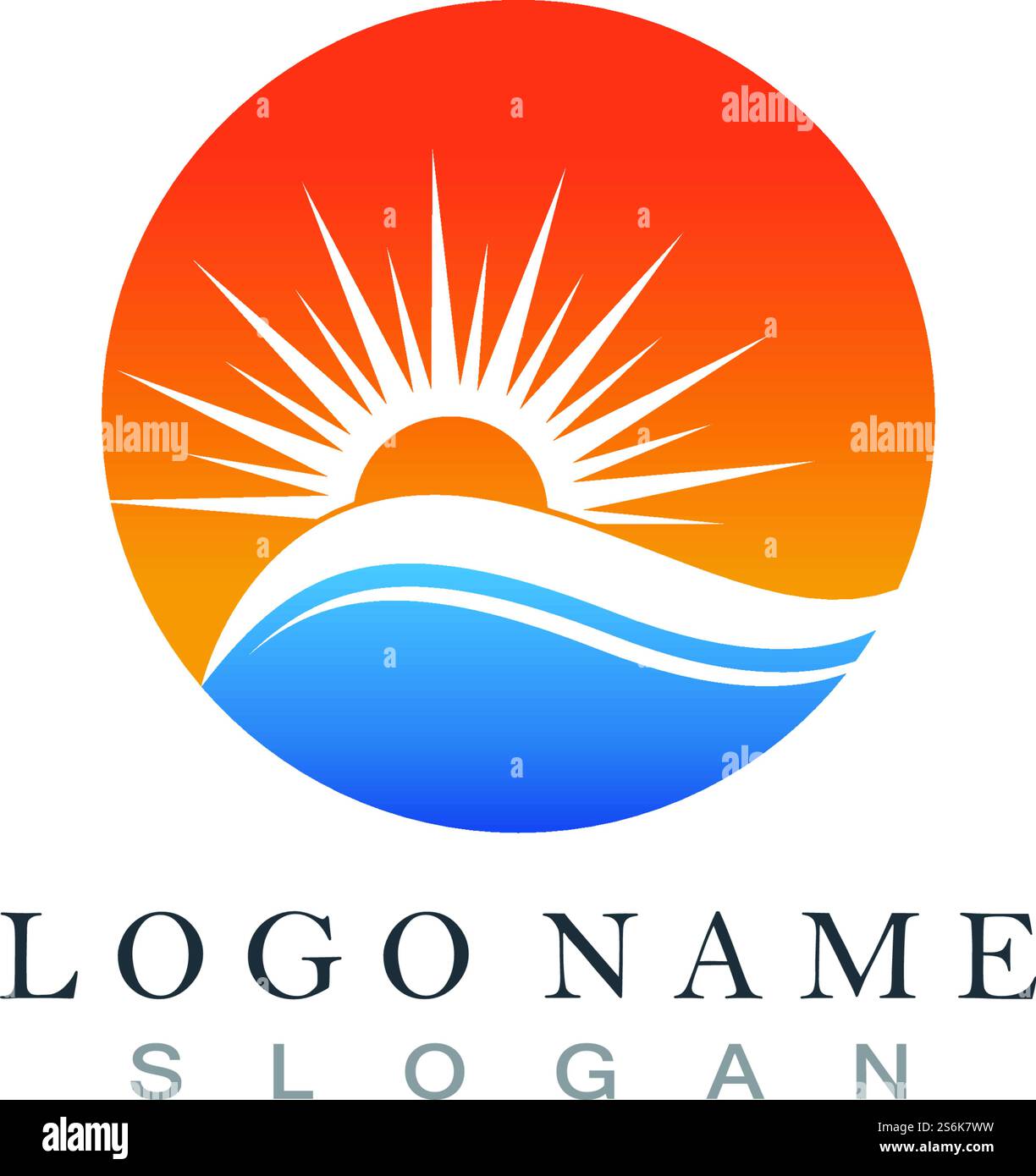 Sun logo hi-res stock photography and images - Alamy