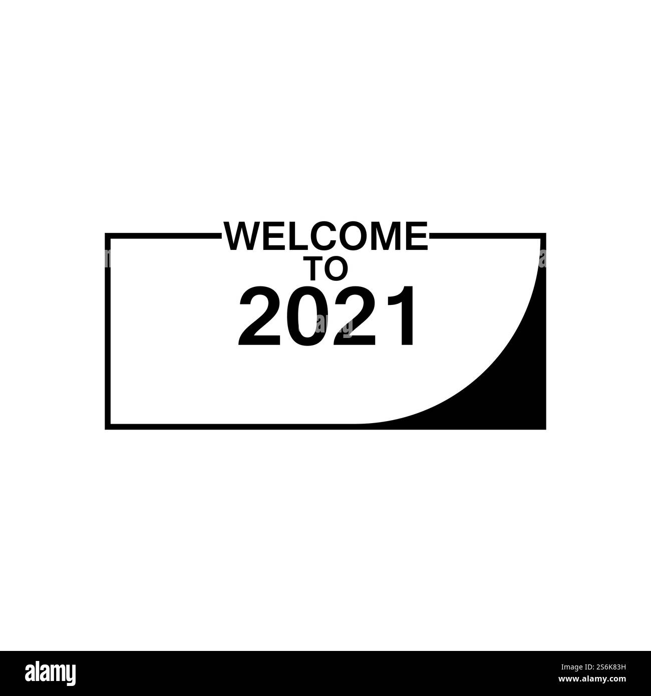 welcome 2021, goodbye 2020 Celebration Design, Vector illustration ...