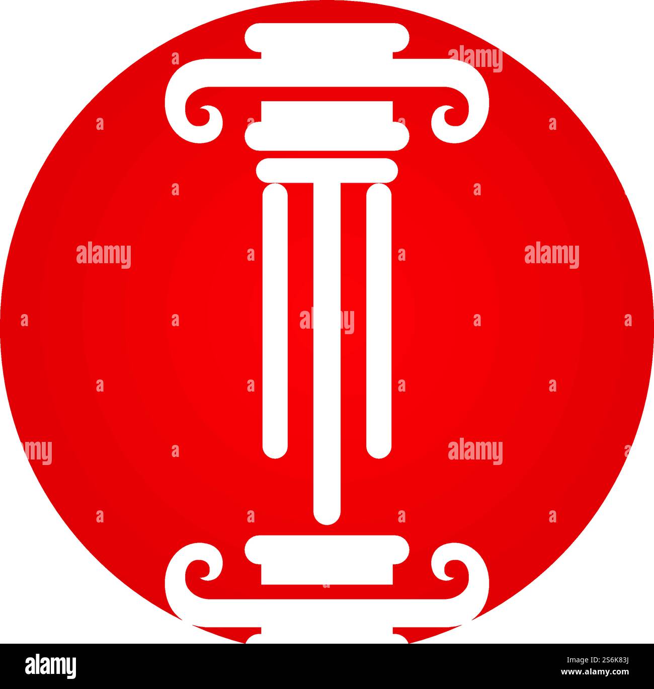Pillar logos Template symbols Stock Vector Image & Art - Alamy