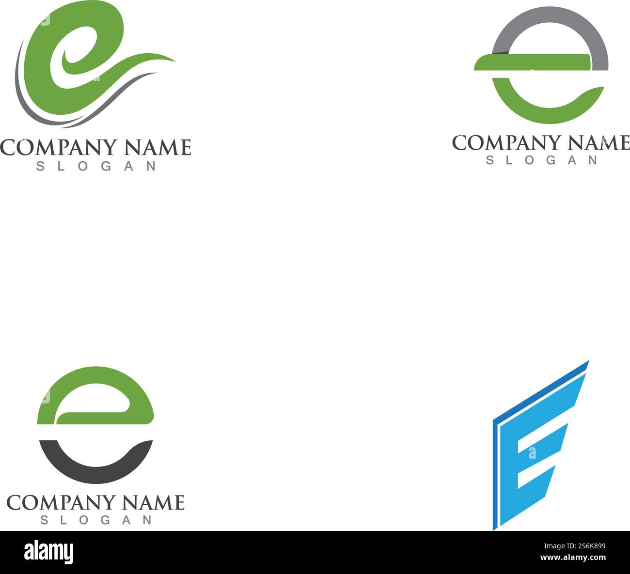 E Letters logos Stock Vector Image & Art - Alamy