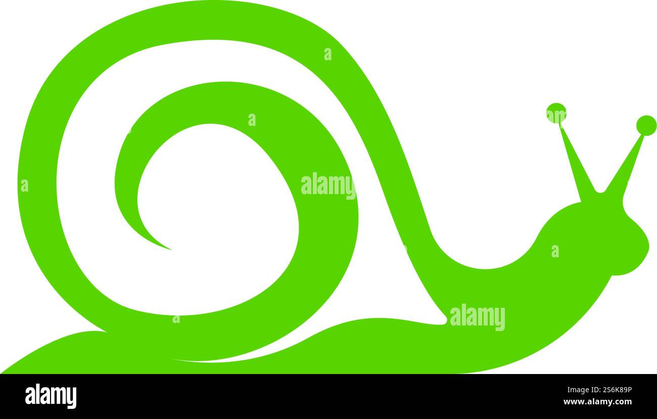 Snail Logo vector symbol Stock Vector Image & Art - Alamy