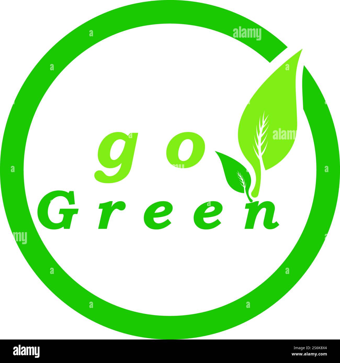 Go green logos and symbol Stock Vector Image & Art - Alamy