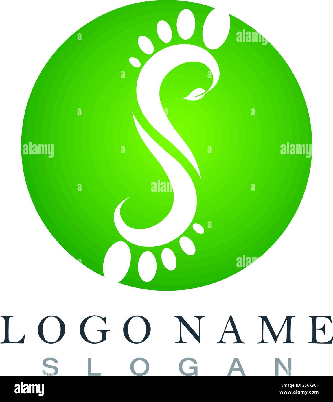 Reflexology foot icon vector illustration Stock Vector Image & Art - Alamy