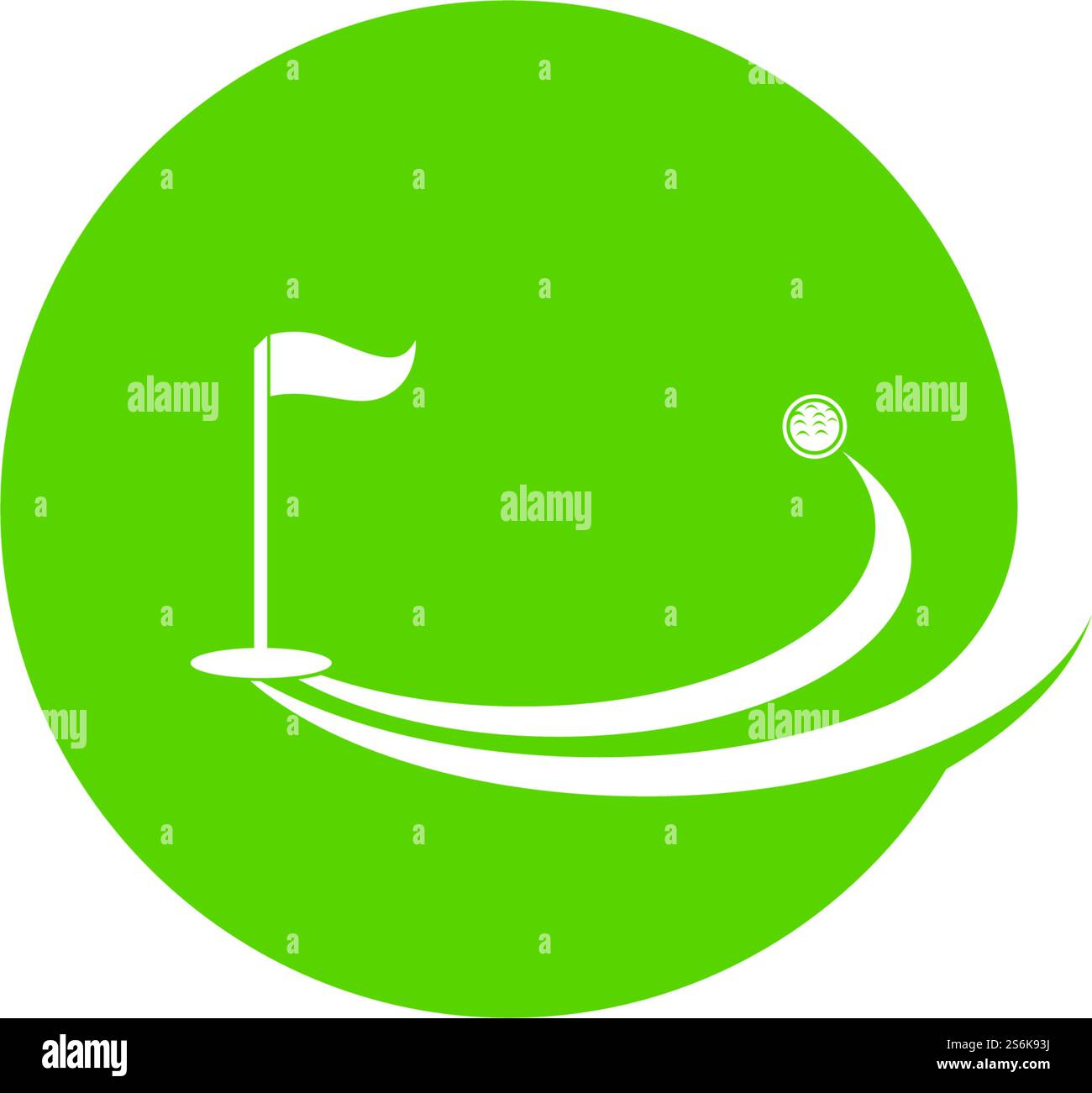 Golf icon logo vector template Stock Vector Image & Art - Alamy
