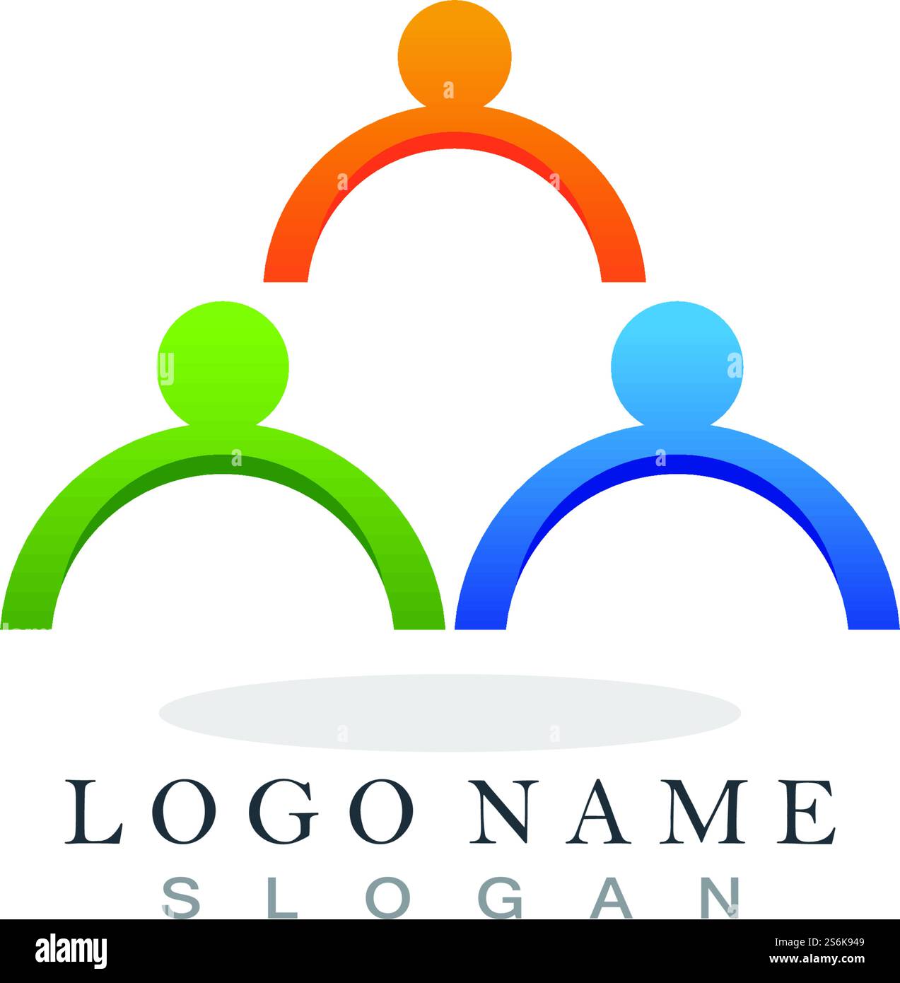 Community People Work Logo Vector Stock Vector Image & Art - Alamy