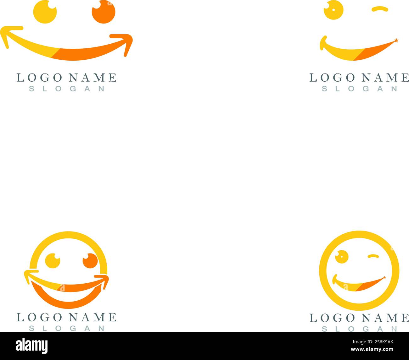 Smile Logo and symbol template vector Stock Vector Image & Art - Alamy