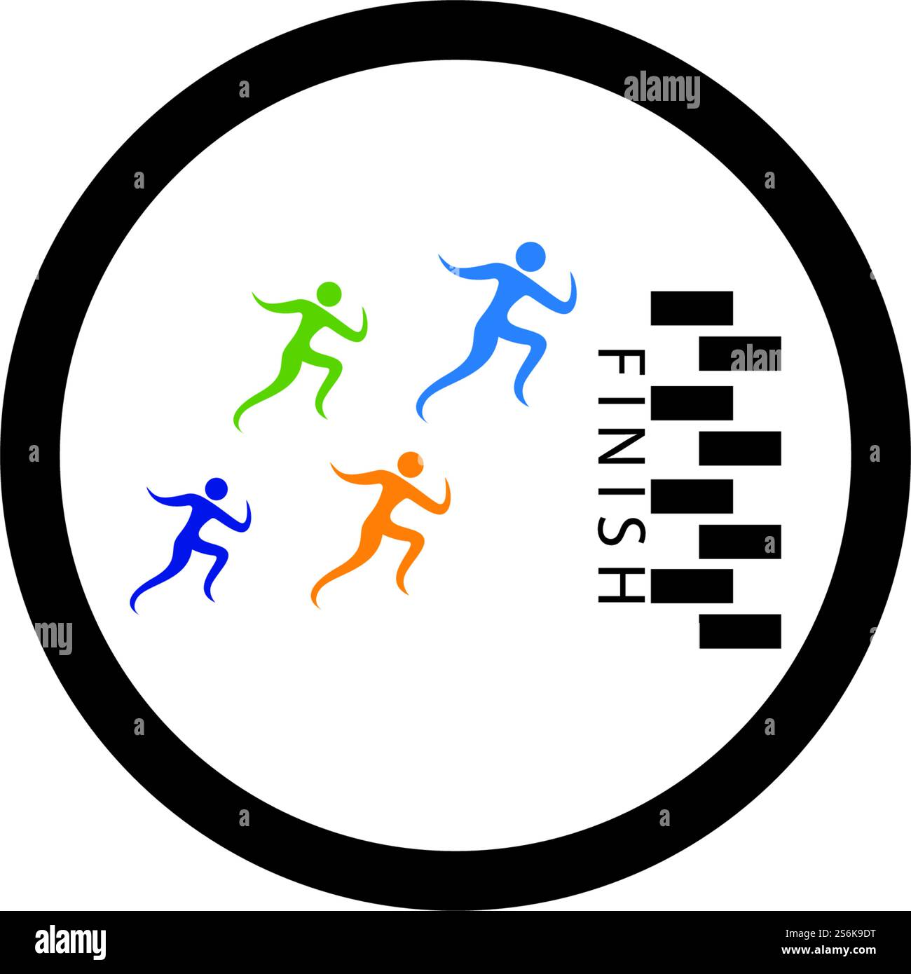 running race logo icon Stock Vector Image & Art - Alamy