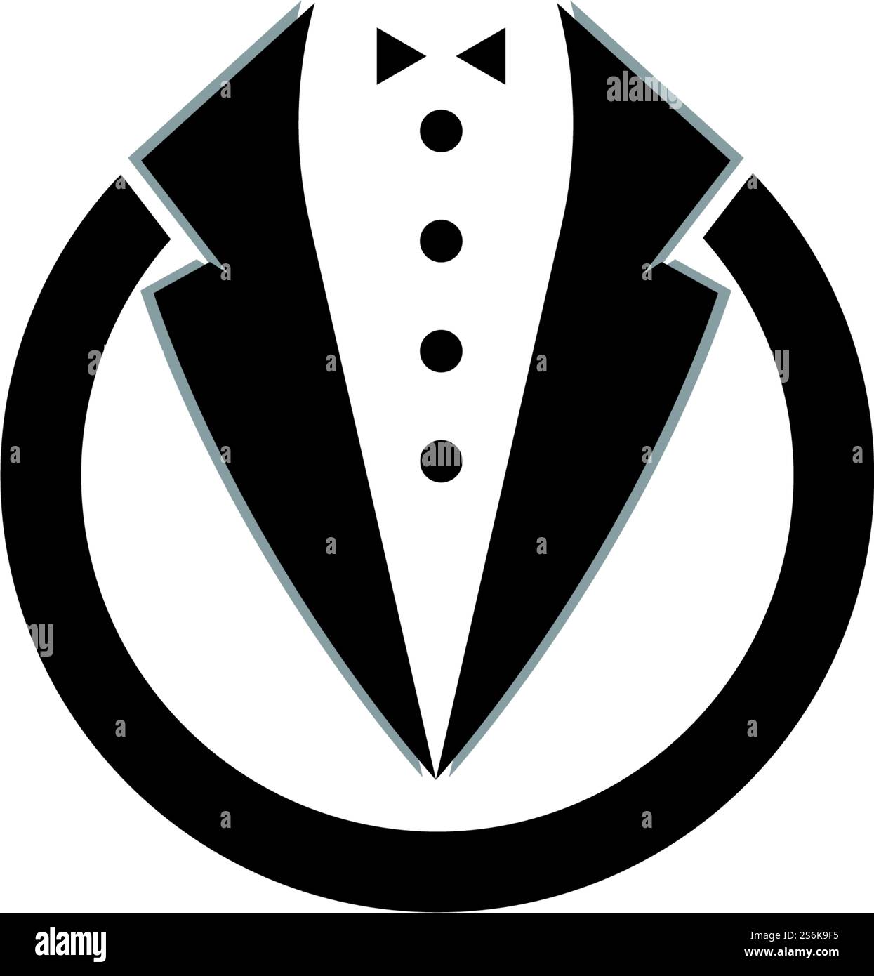 Tuxedo Man Logo Iocn Stock Vector Image & Art - Alamy