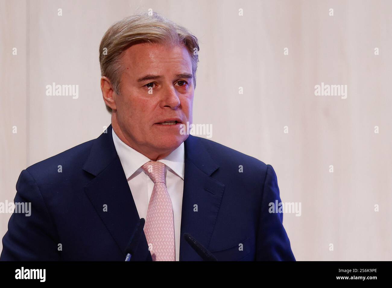 Brett Gosper, Head of Europe and APAC, attends during press conference ...
