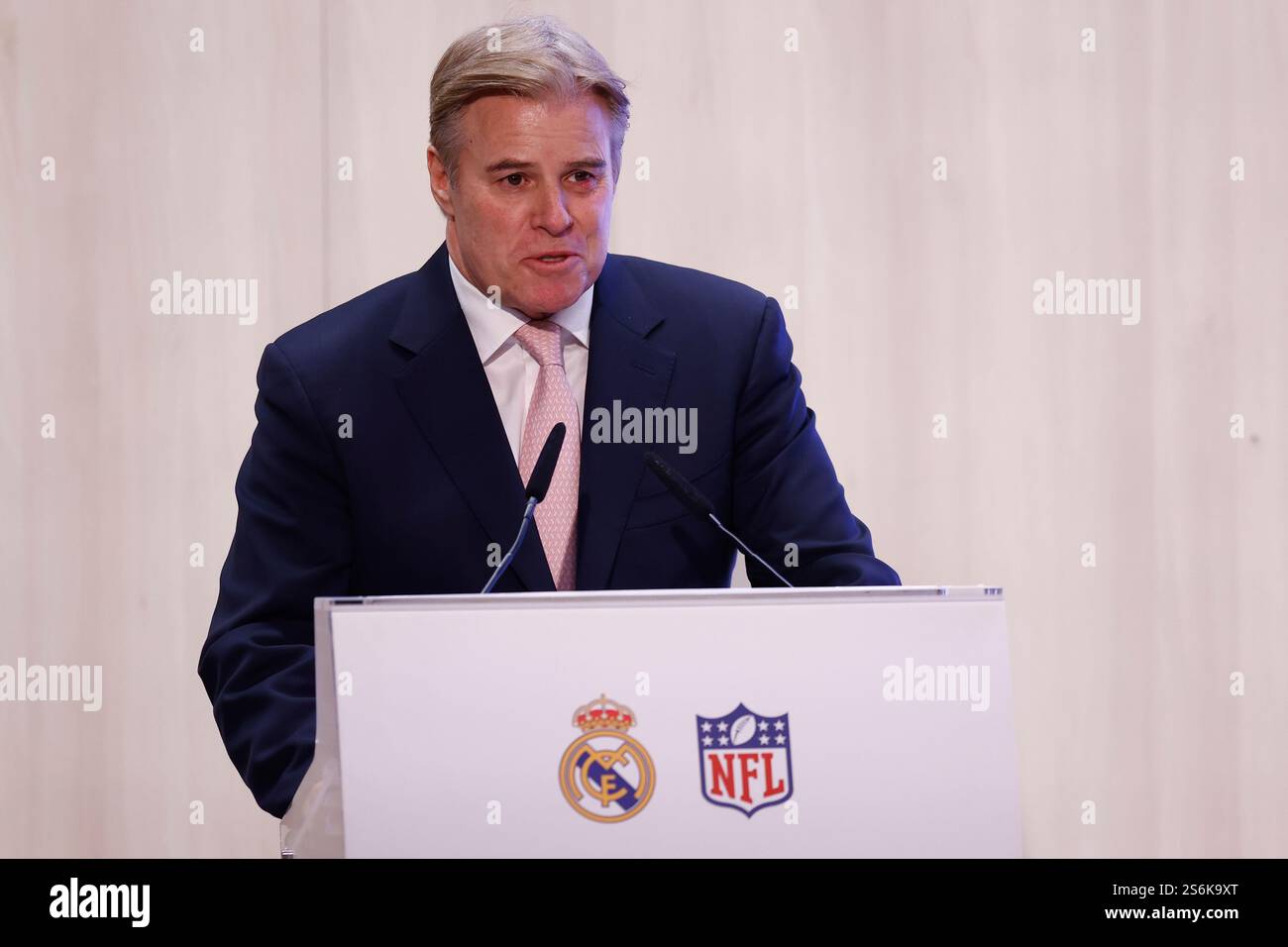 Brett Gosper, Head of Europe and APAC, attends during press conference ...