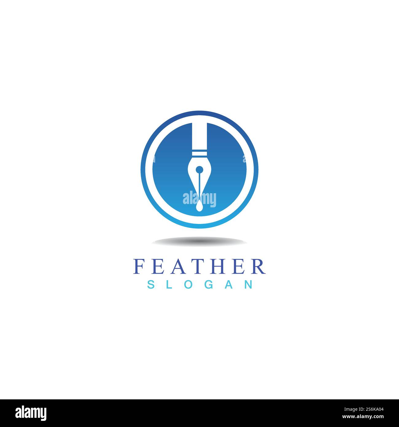 Feather Pen Write Logo Template, Design Vector, Emblem, Design Concept ...