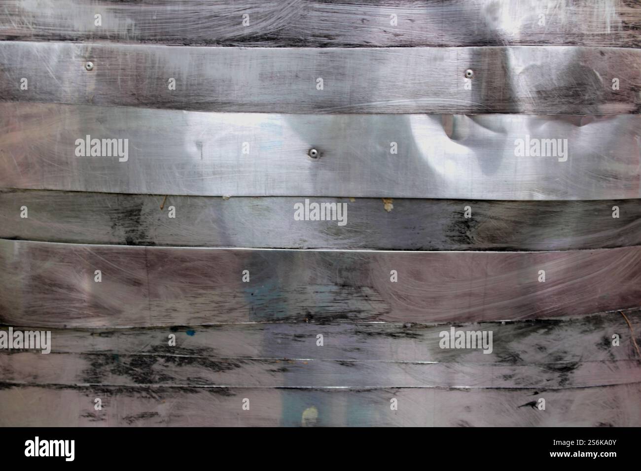 Background with steel plates welded together Stock Photo - Alamy