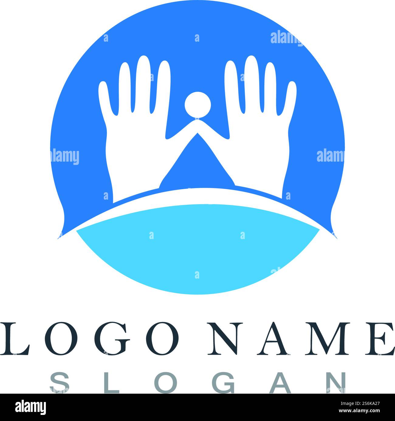 Hand Help Logo and symbol template Stock Vector Image & Art - Alamy