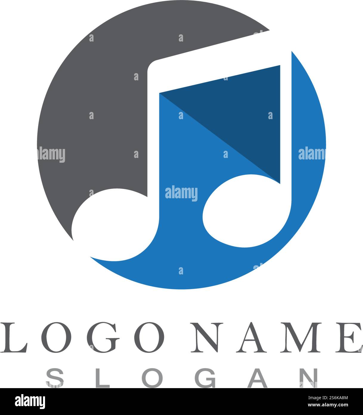 Music Note Logo Template Vector Icon Stock Vector Image & Art - Alamy