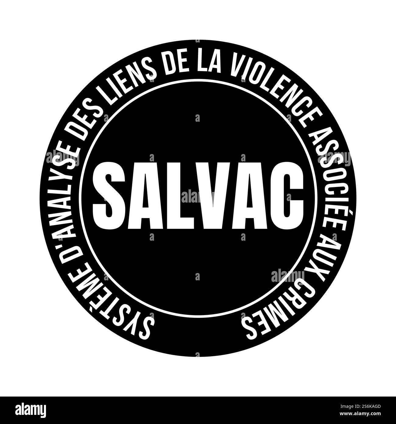 Violent crime linkage analysis system symbol called SALVAC systeme d ...
