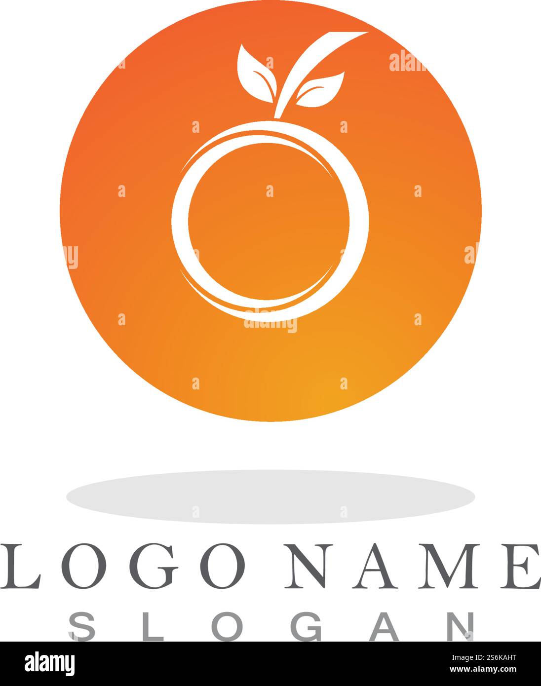 Orange Logo and symbol template Stock Vector Image & Art - Alamy