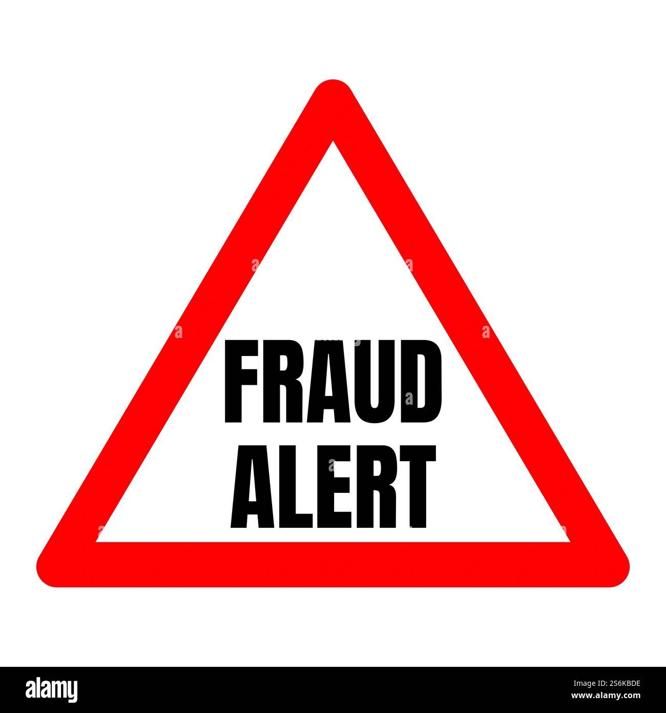 Fraud alert symbol icon Stock Photo - Alamy