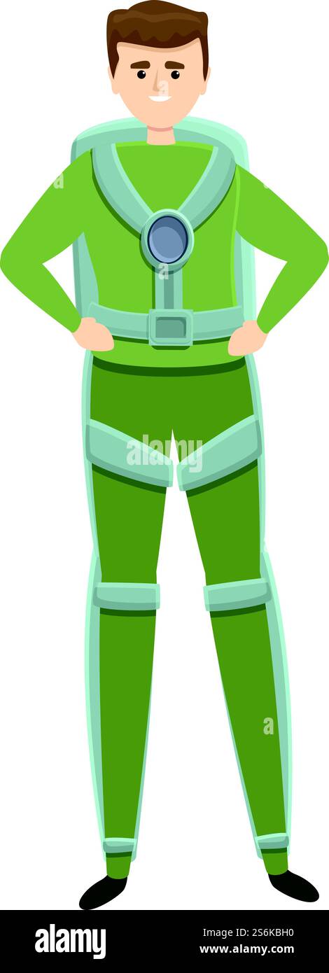 Working exoskeleton icon. Cartoon of Working exoskeleton vector icon ...