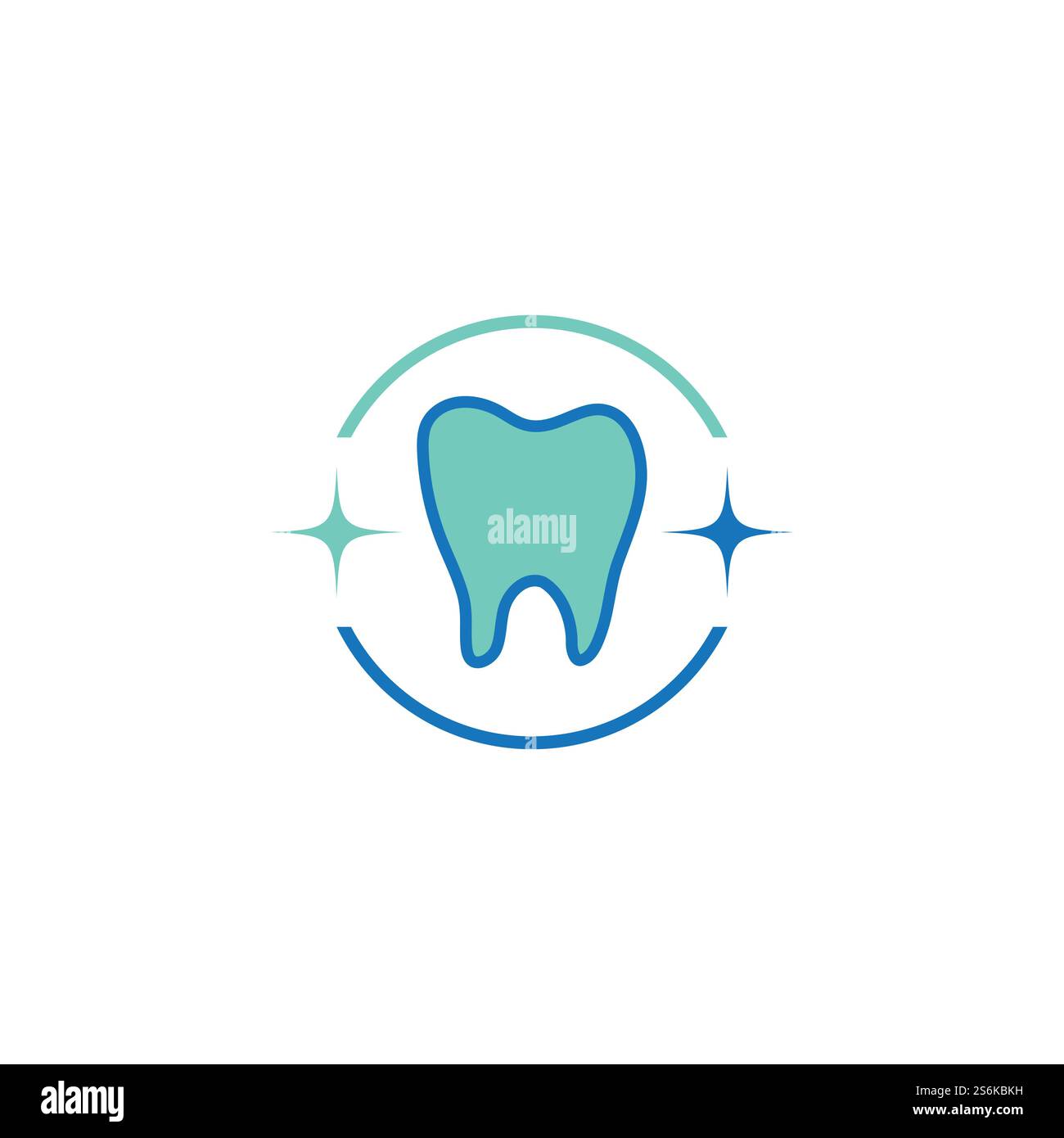 Tooth Teeth Dentist Dental dentistry with Stars logo design Stock ...