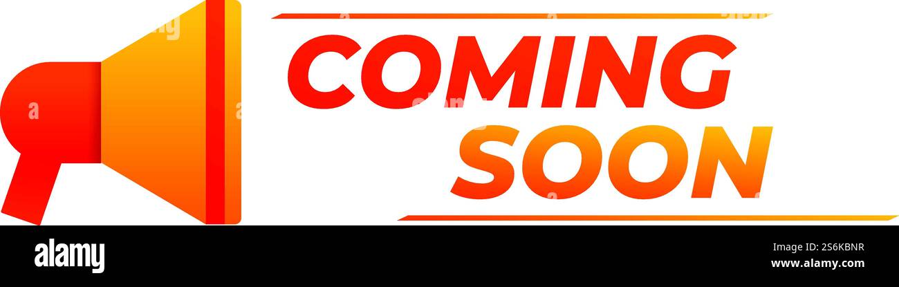 Coming soon notification icon. Cartoon of Coming soon notification ...