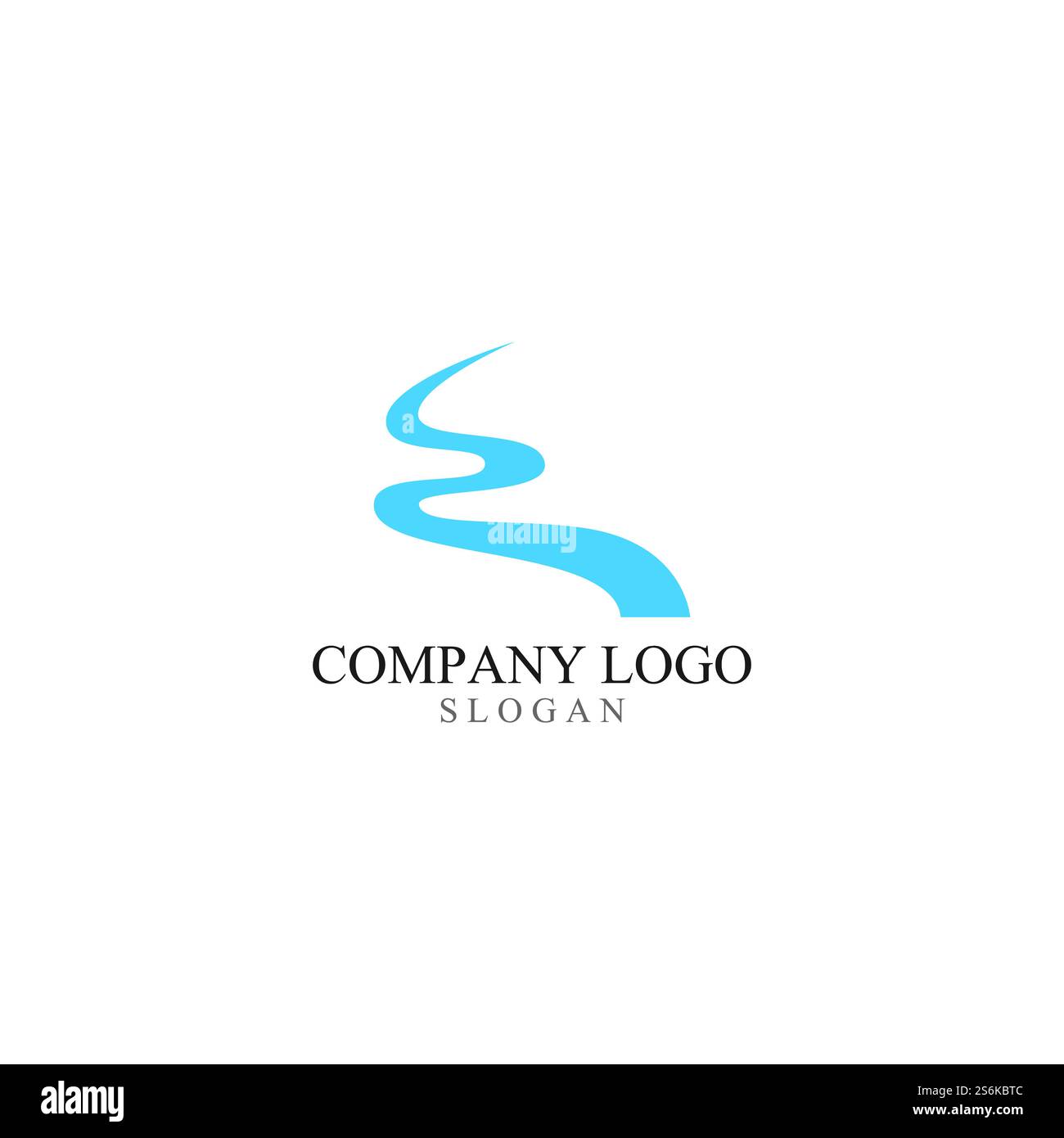 R Letter River Logo Template Vector Illustration Stock Vector Image ...