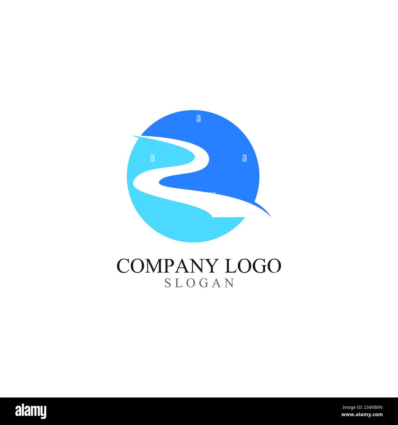 R Letter River Logo Template Vector Illustration Stock Vector Image ...
