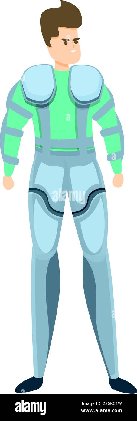 Advanced exoskeleton icon. Cartoon of Advanced exoskeleton vector icon ...