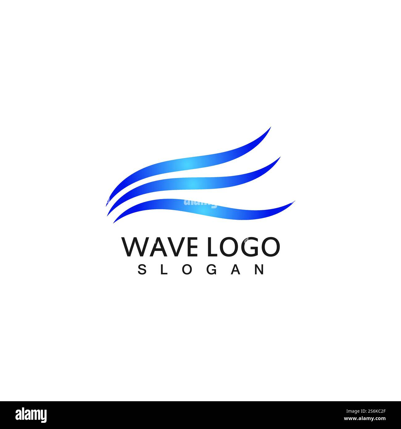 Waves Logo Template vector symbol nature Stock Vector Image & Art - Alamy