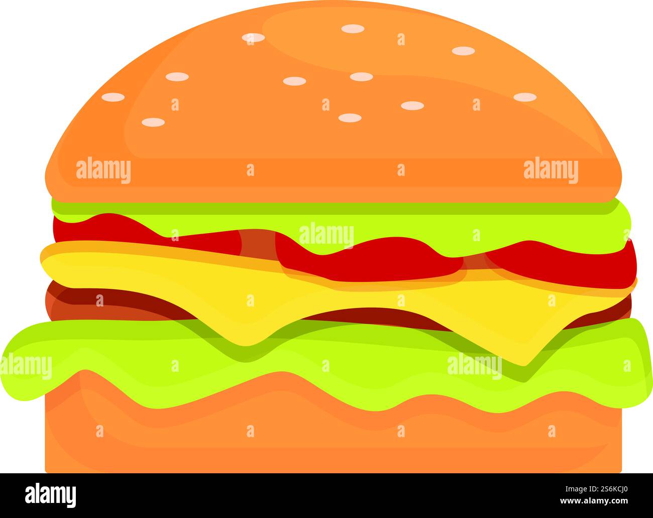 Takeaway cheeseburger icon. Cartoon of Takeaway cheeseburger vector ...