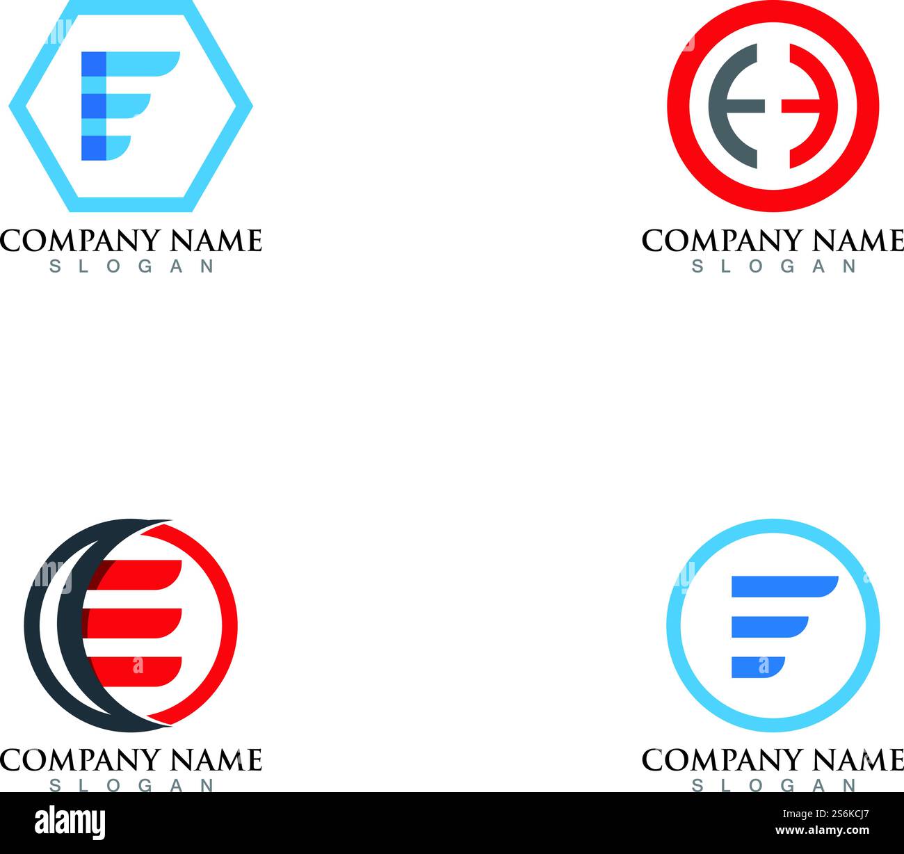 E Letters logos Stock Vector Image & Art - Alamy