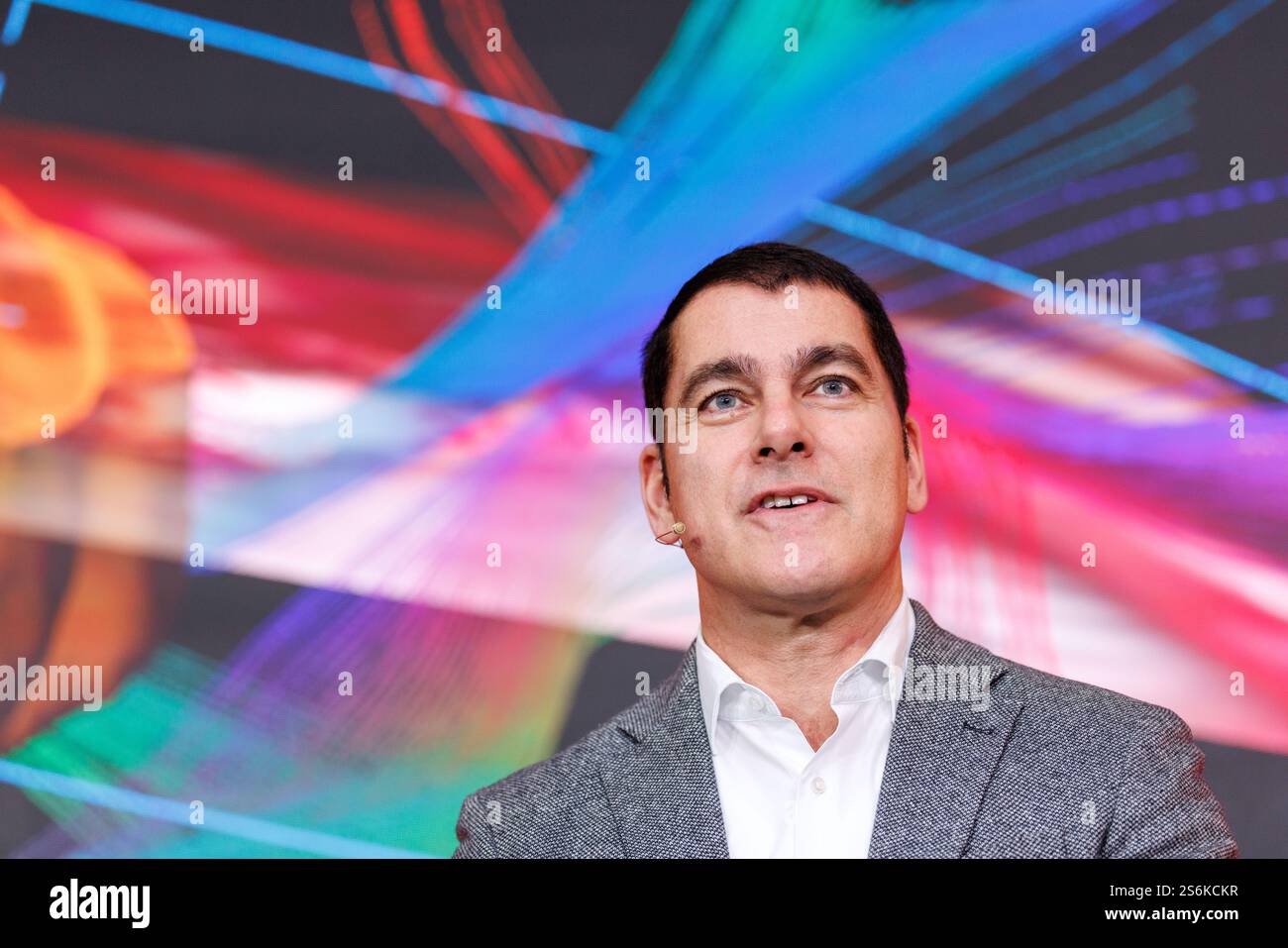 17 January 2025, Bavaria, Munich: Stefan Vilsmeier, Brainlab, will be ...