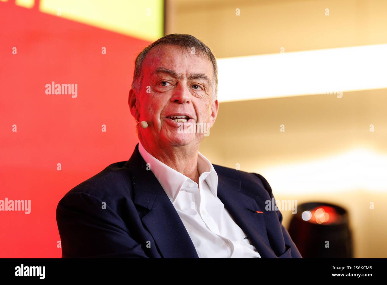 Munich, Germany. 17th Jan, 2025. André Hoffmann, Roche Holding, will be speaking on stage at the ...