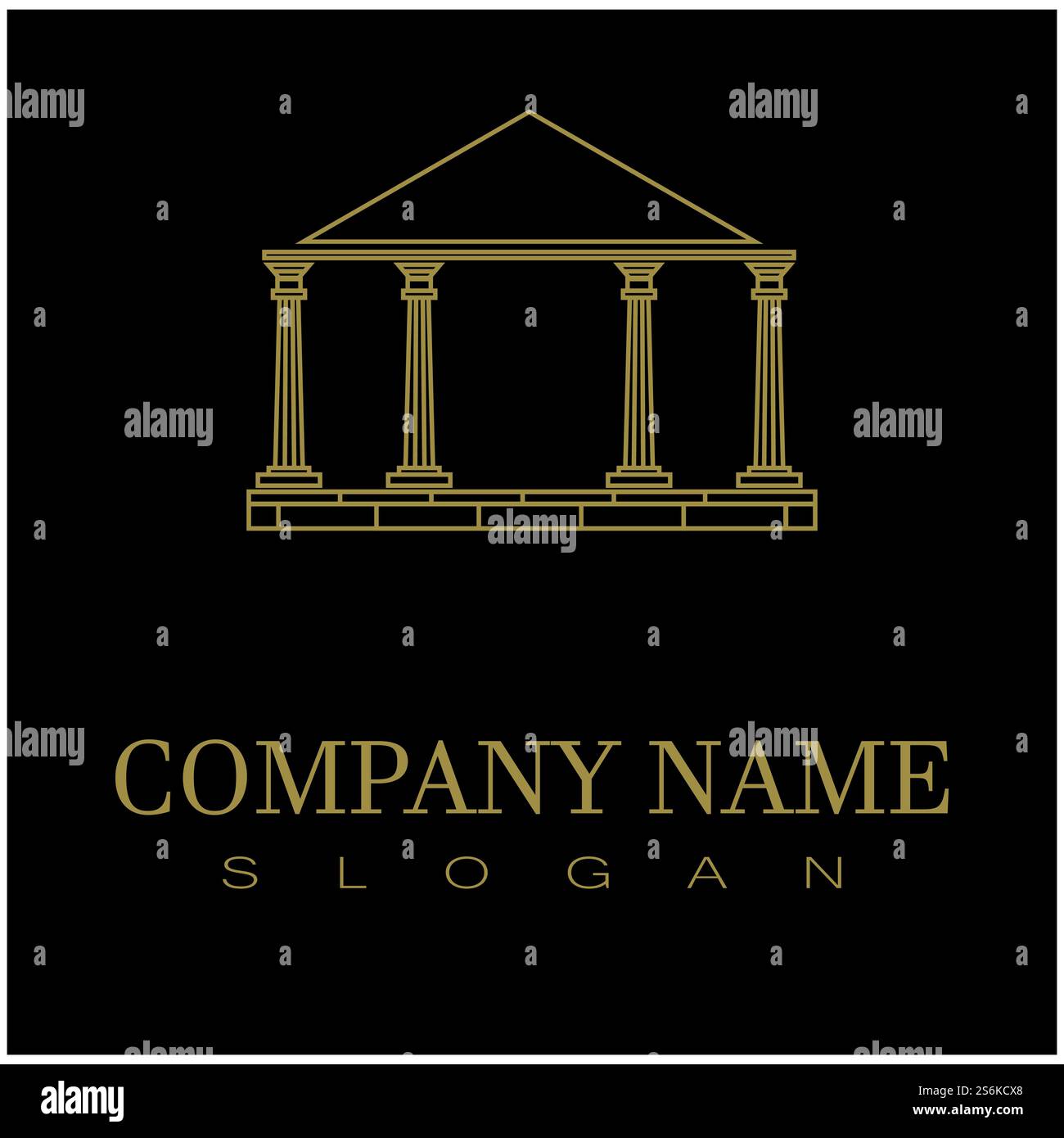 Ancient Pillar Columns Greek Rome Athens Historical Building logo ...