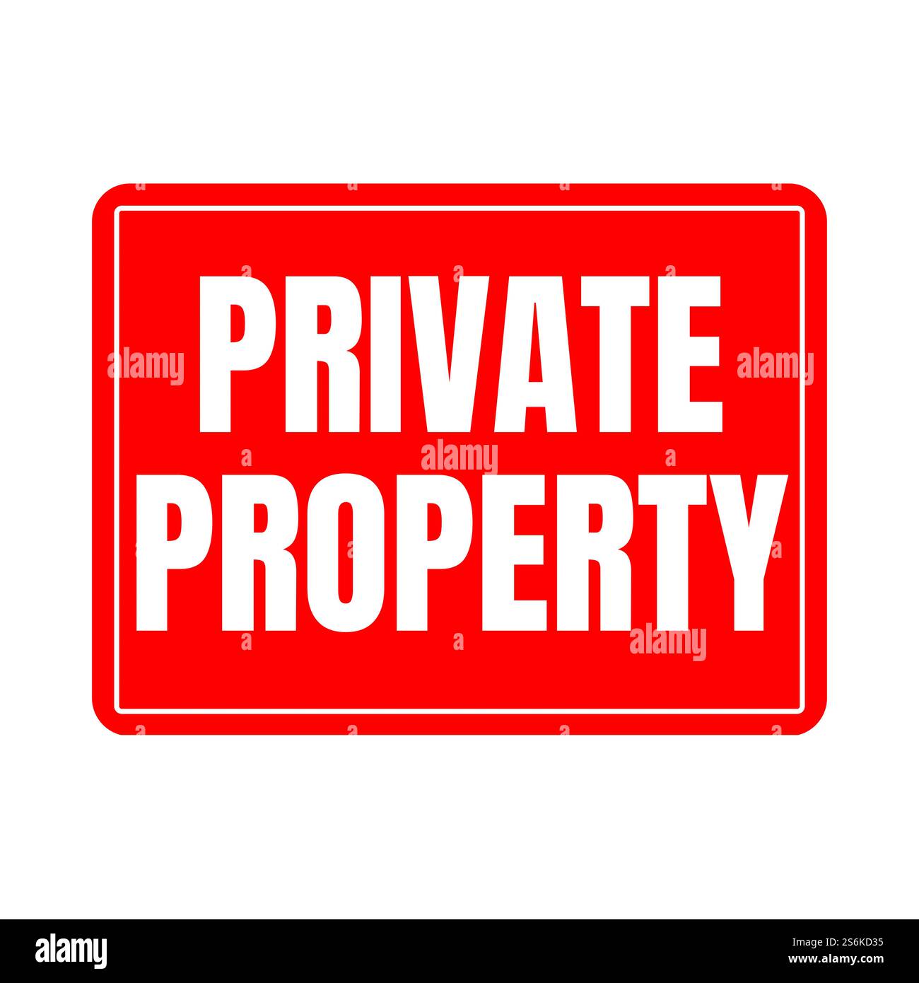 Private property symbol icon Stock Photo - Alamy