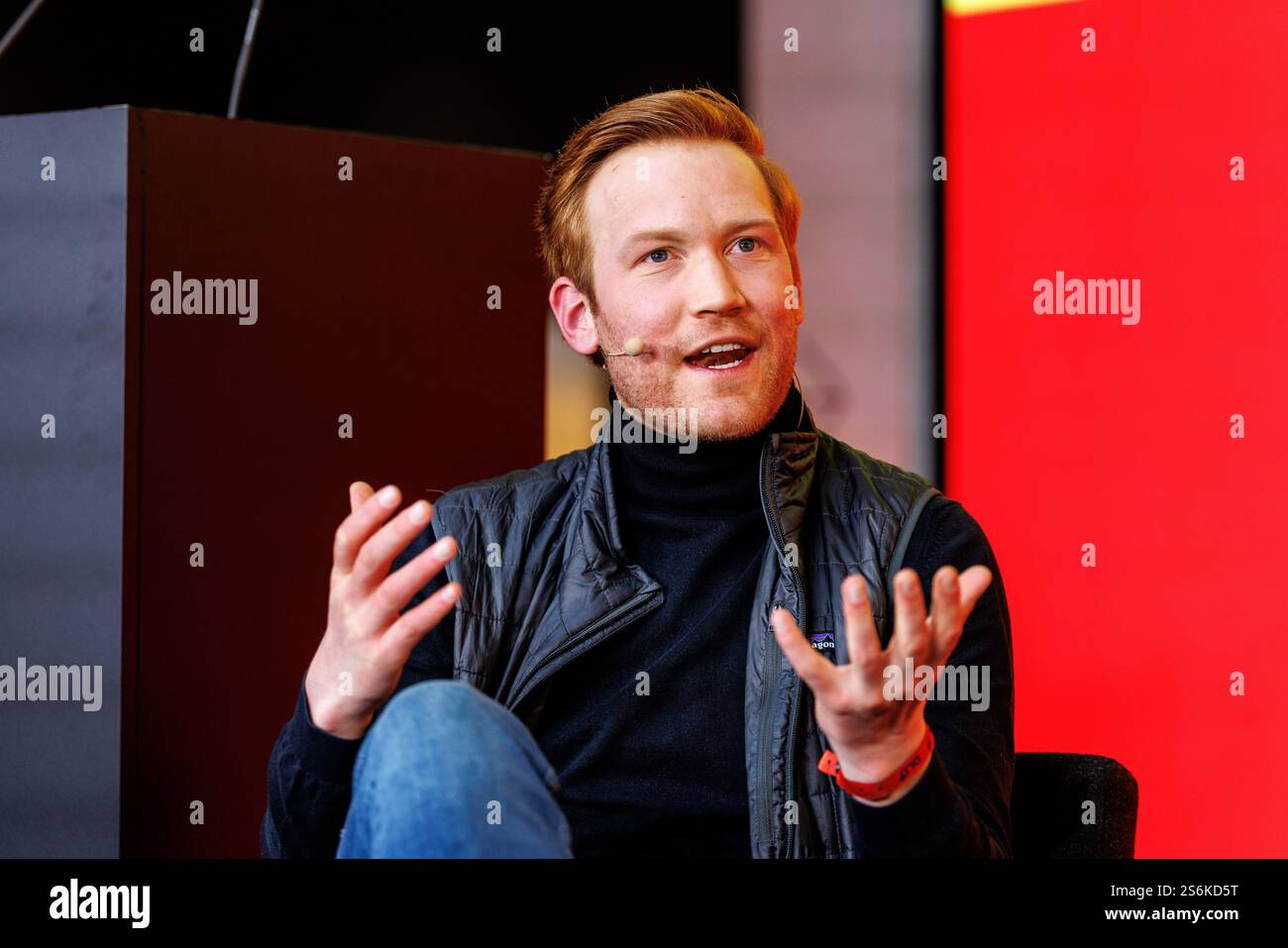 Munich, Germany. 17th Jan, 2025. Andreas Blattmann, Black Forest Labs ...