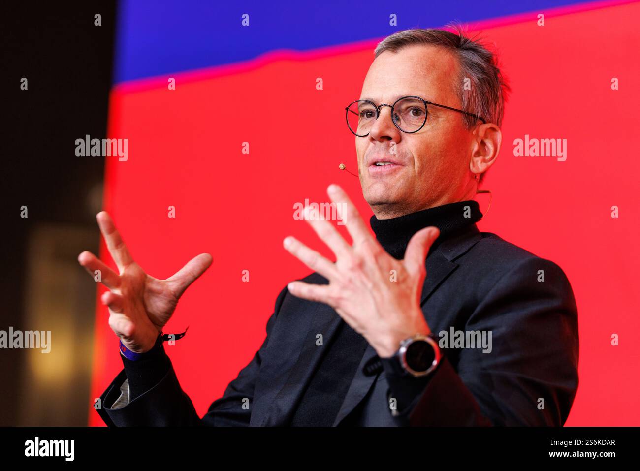 Munich, Germany. 17th Jan, 2025. Dominik Asam, Chief Financial Officer ...