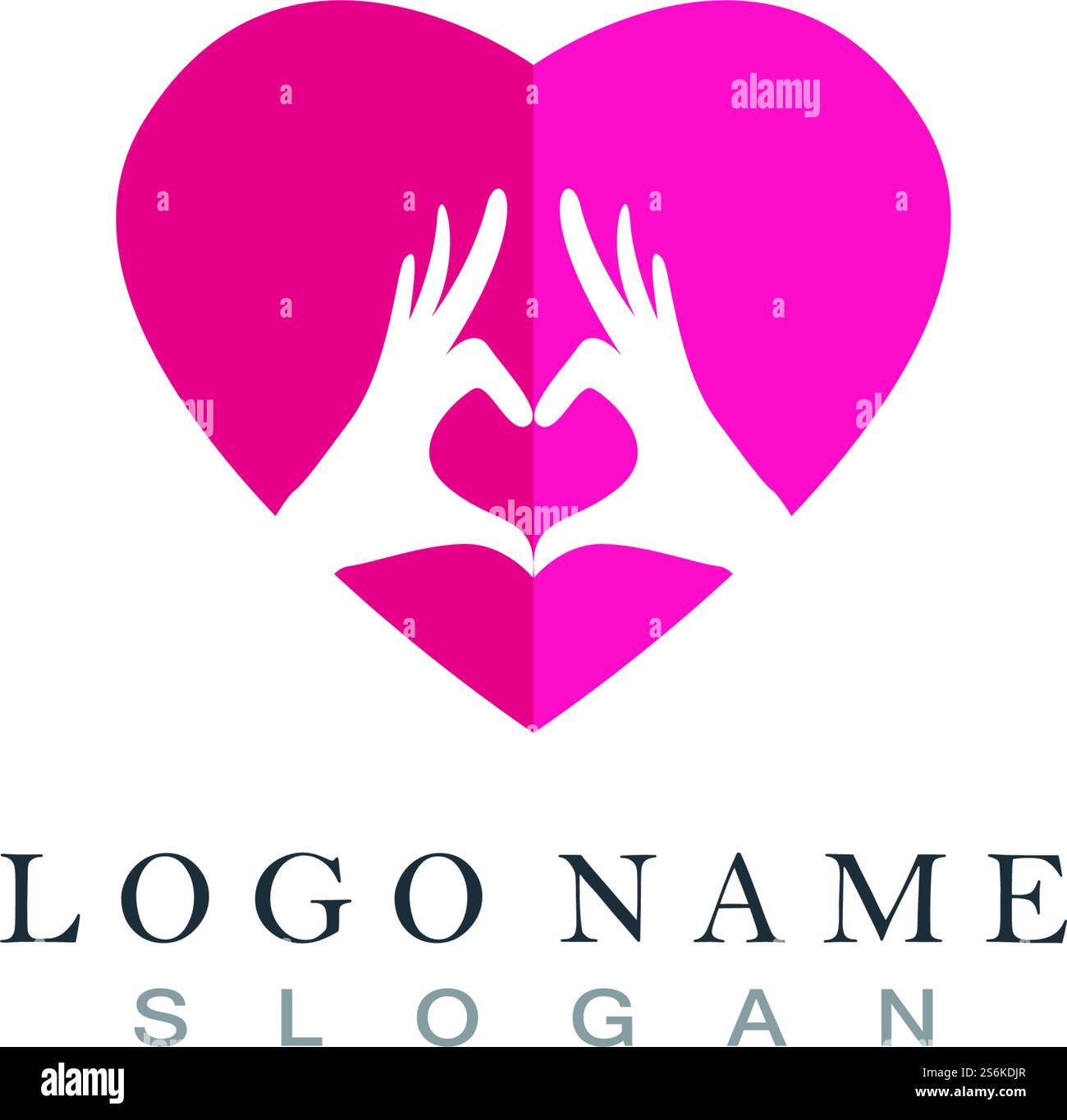 Hands Logos Love Stock Vector Image & Art - Alamy
