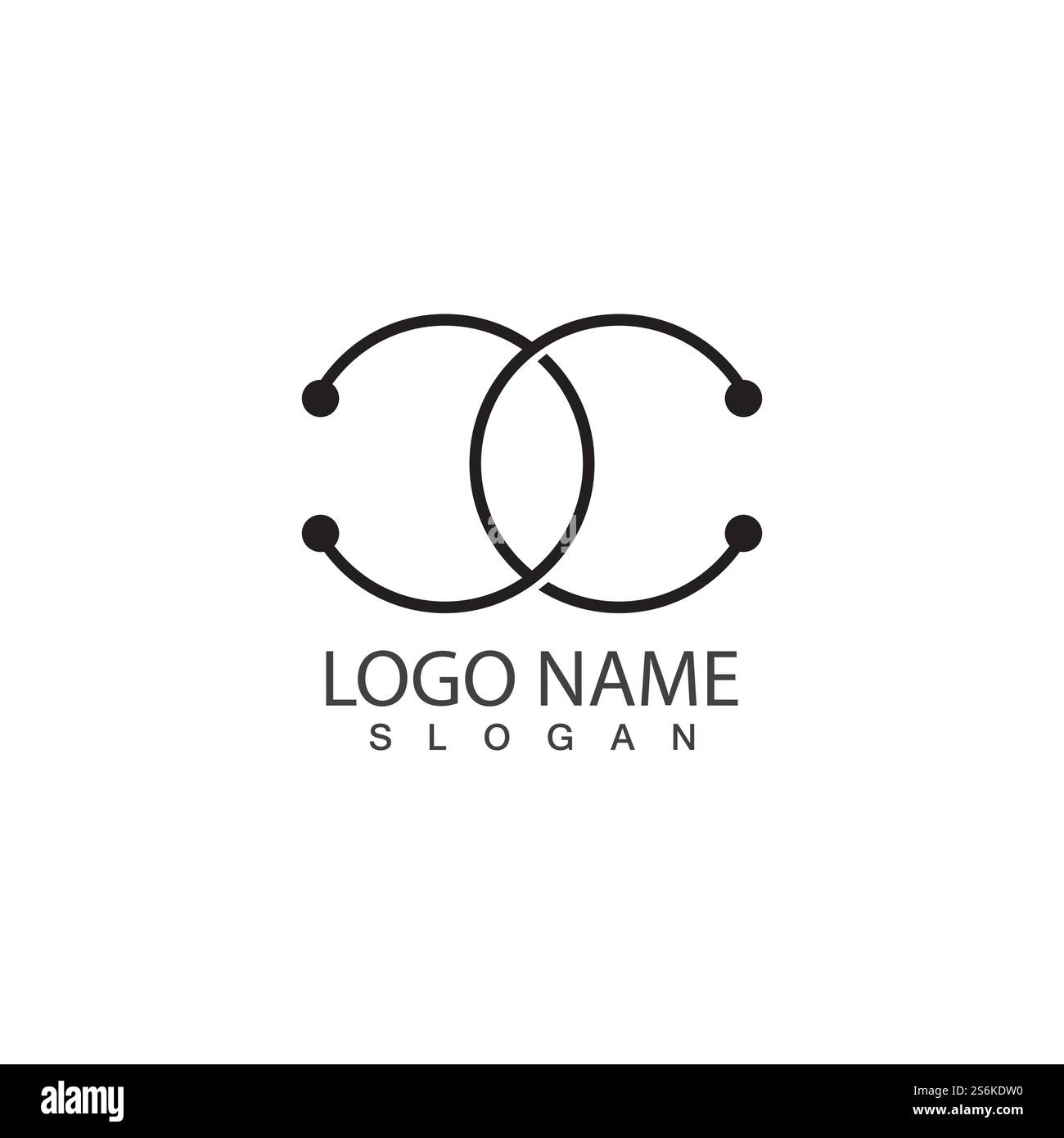 Technology circle logo and symbols Vector Stock Vector Image & Art - Alamy