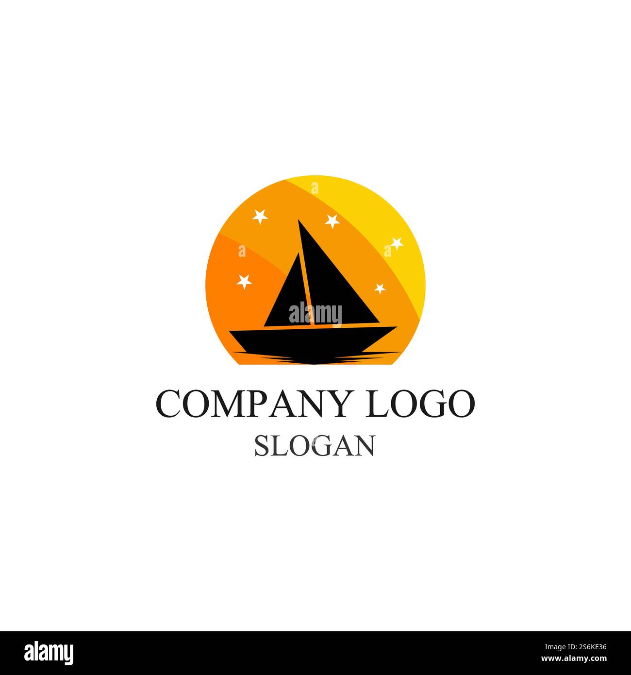 Traditional Sailboat logo design vector Stock Vector Image & Art - Alamy