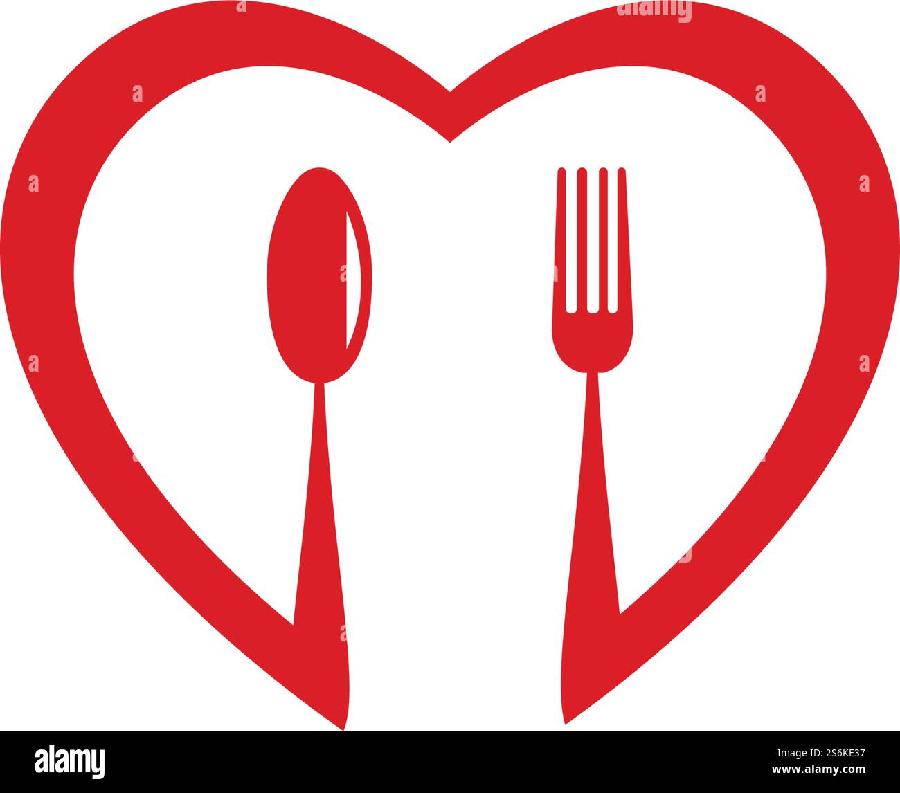 Love food logo vector template Stock Vector Image & Art - Alamy