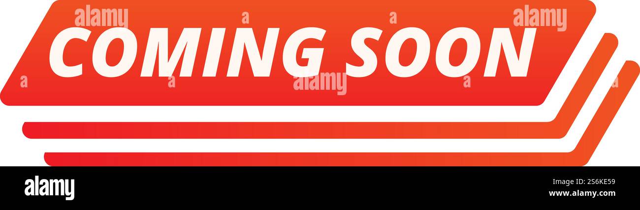 Coming soon announcement icon. Cartoon of Coming soon announcement ...